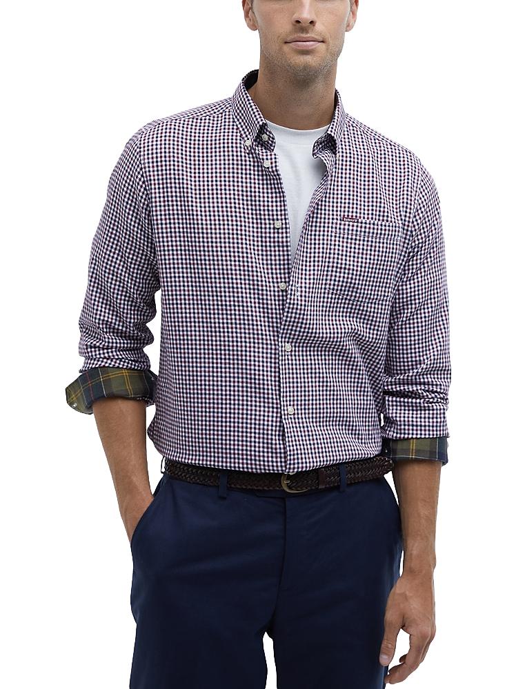 BARBOUR padshaw tailored gingham shirt